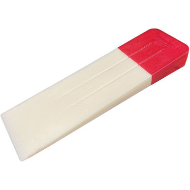 WEDGE 10" RED & CREAM 102A