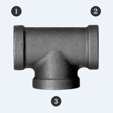 TEE TEE 3/4IN FEM IPS MI BK OXD 150PSI