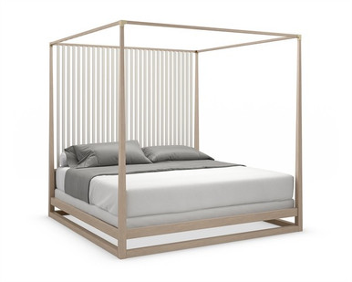 PINSTRIPE LIGHT BED - QUEEN - Demarchelier & Co.