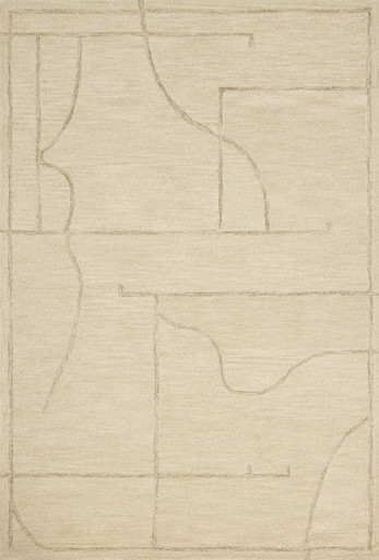 Jeremiah Brent x Loloi BAR-05 Barrow Ivory / Taupe - Demarchelier & Co.