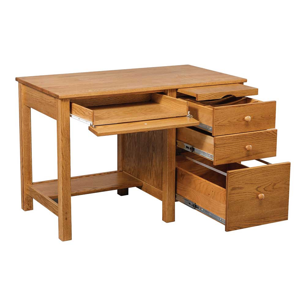 Hardwood Mission Computer Desk | Cherry Valley Furniture