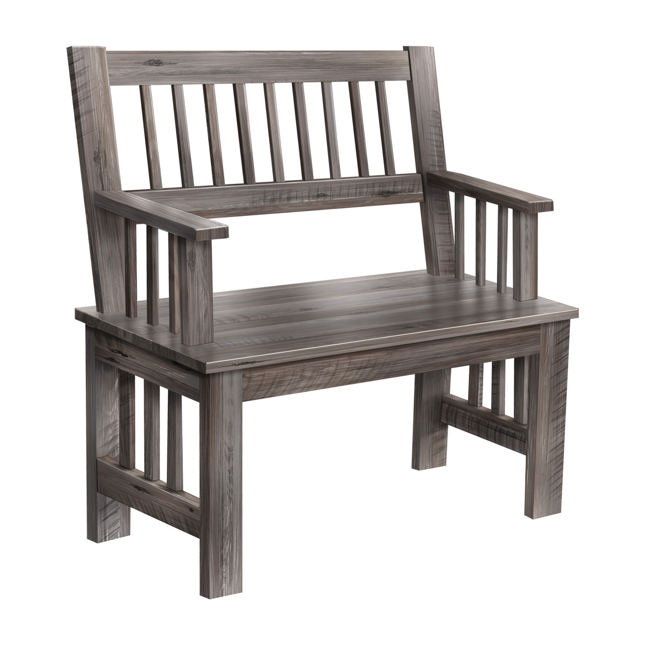 #6 Mission Bench - Cherry Valley Furniture