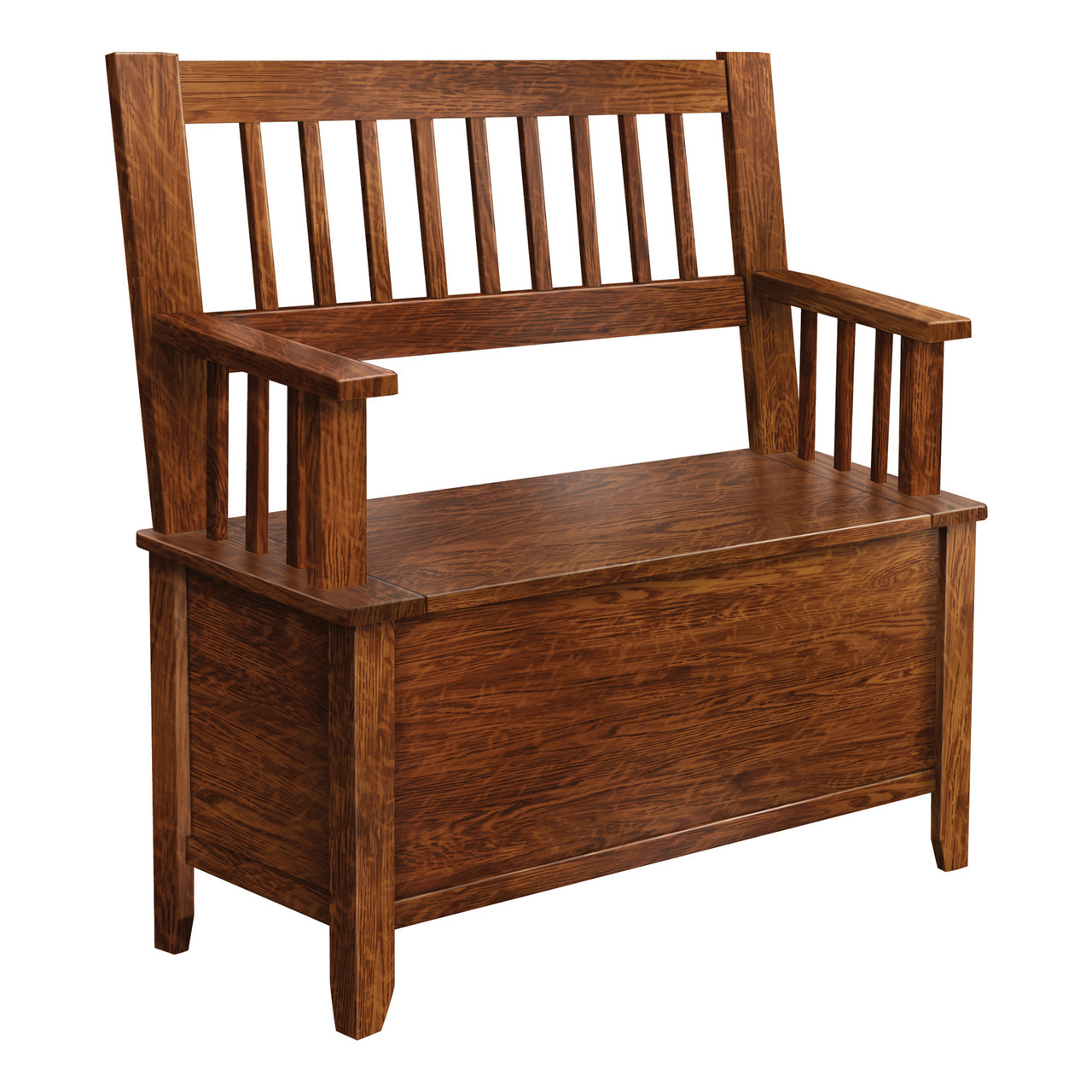 #6 Mission Bench - Cherry Valley Furniture