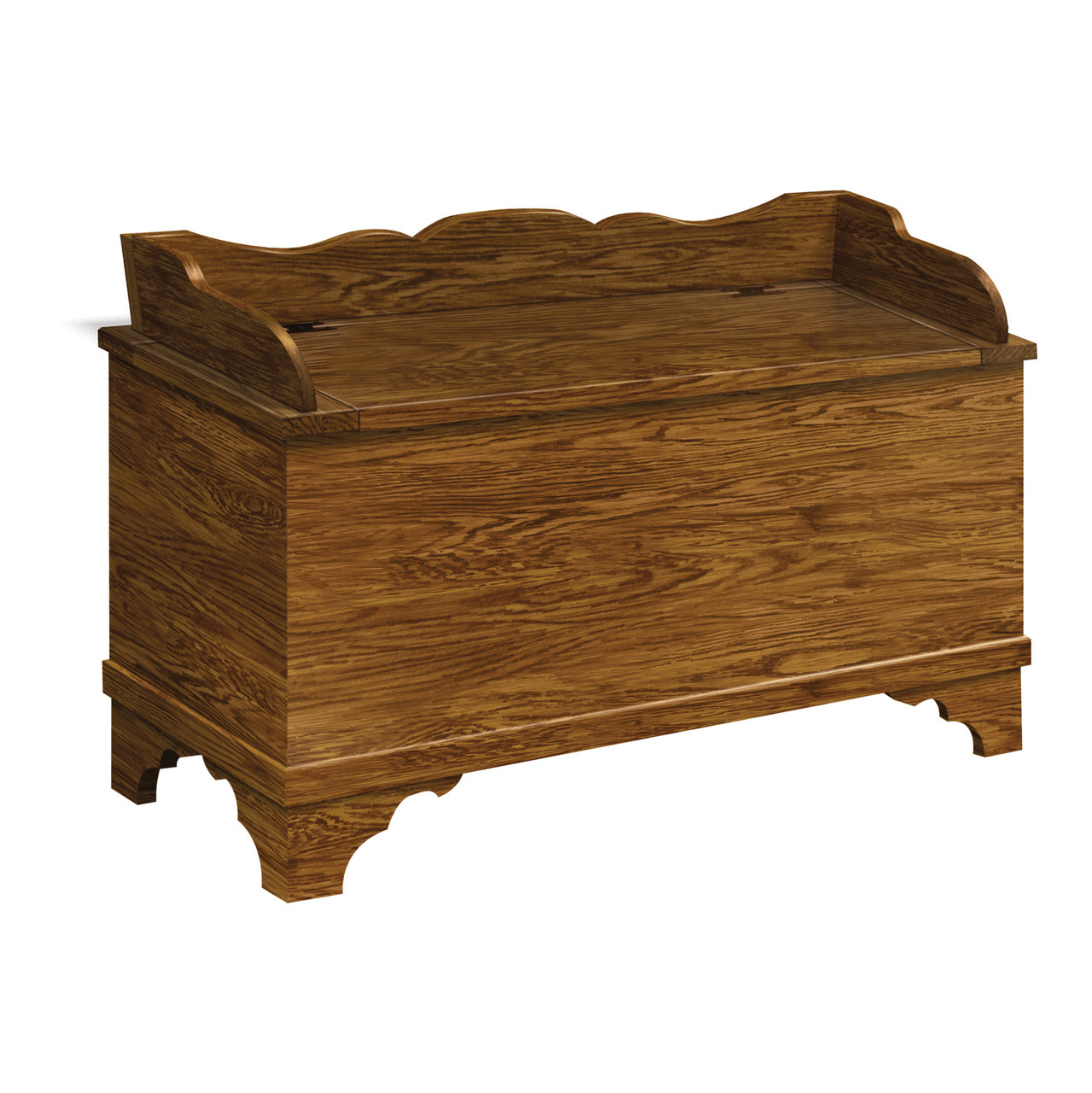 #7 Seat Rail Bench - Cherry Valley Furniture