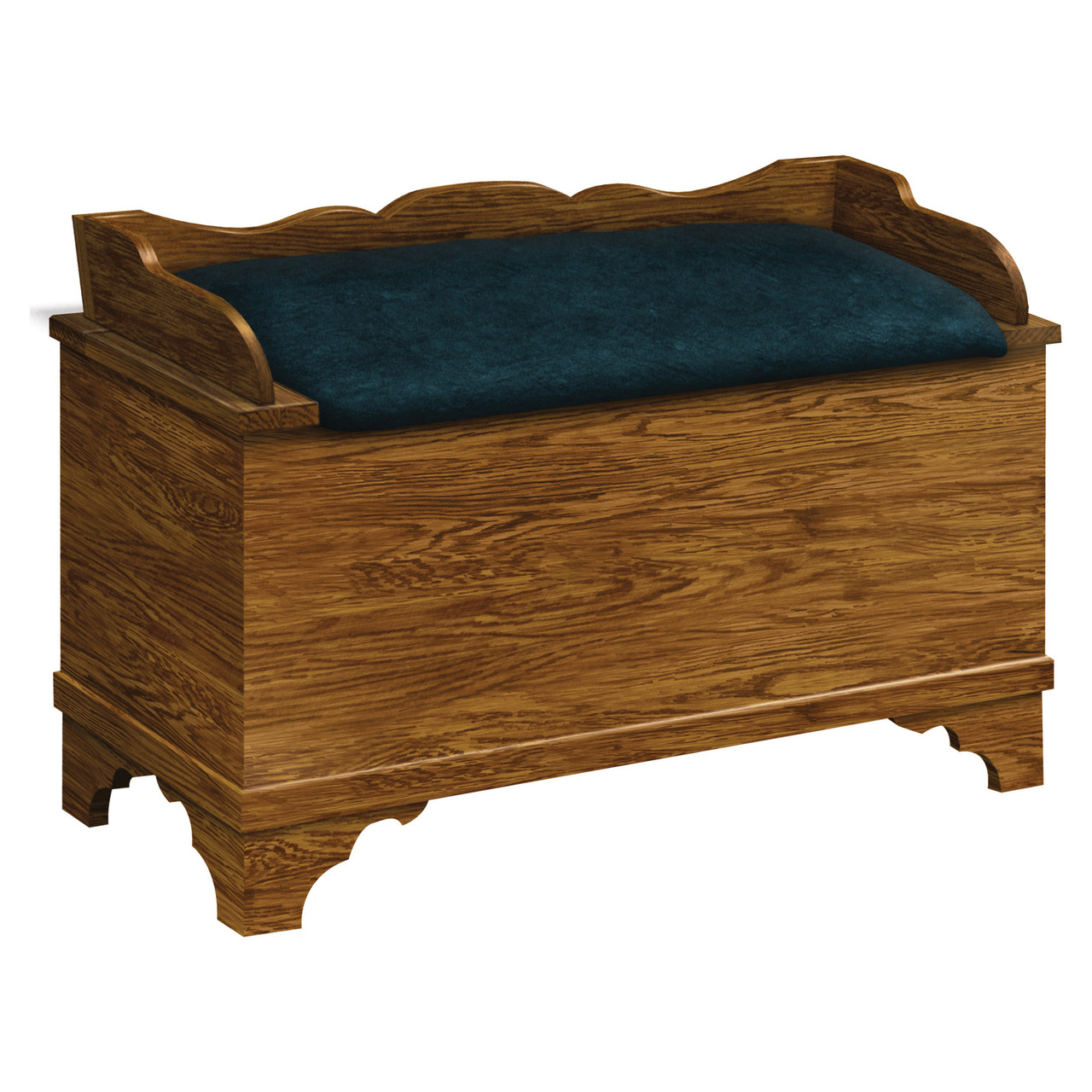 #7 Seat Rail Bench - Cherry Valley Furniture