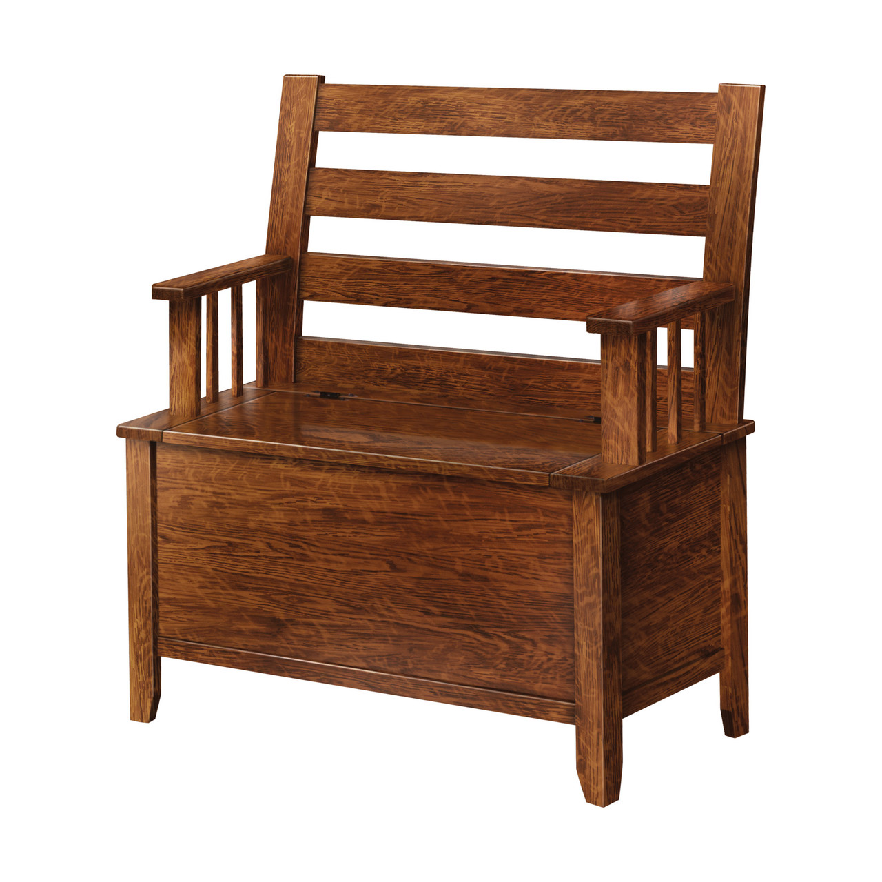 #26 Ladderback Bench - Cherry Valley Furniture