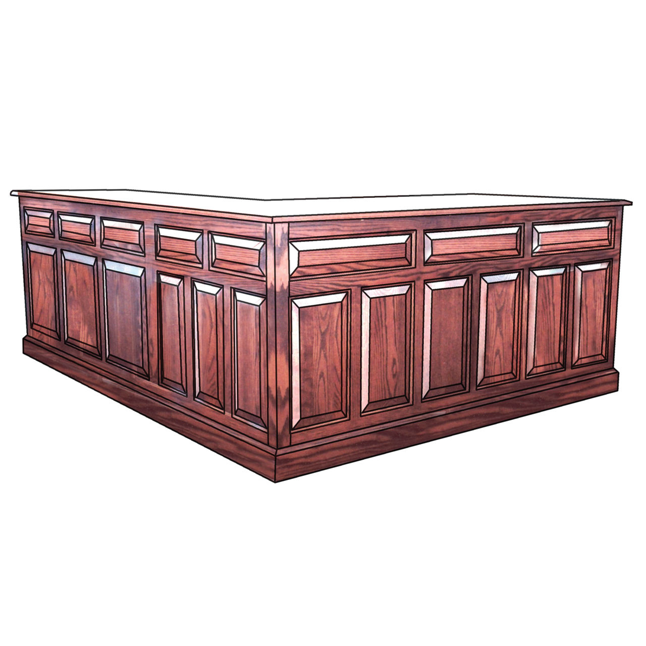 Traditional Corner Desk