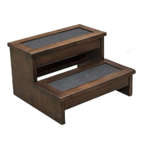 2 Step Wooden Stool With 5" Rise | Cherry Valley Furniture