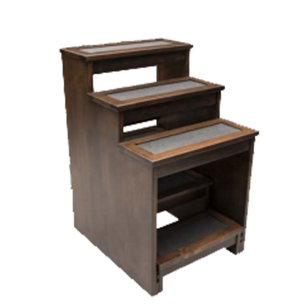 6 Step with 5" Risers | Real Wood | Cherry Valley Furniture