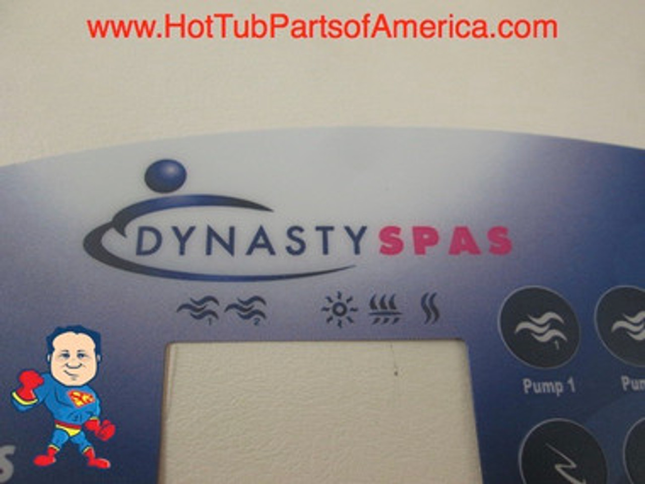 Overlay K-52 SSPA-MP 2 Pump w/o Air Dynasty Excalibur 7 Button Hot Tub ...
