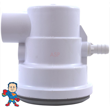 Jet Body, CMP, Spa Jet 3-1/2", 2-9/16", hole size, air 3/8" barb x ...