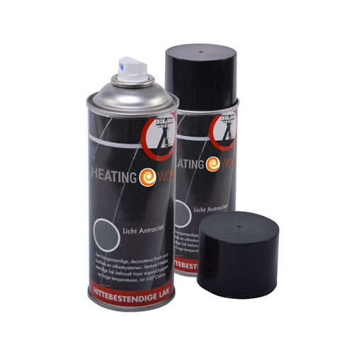 Spuitbus hittebestendige verf zwart