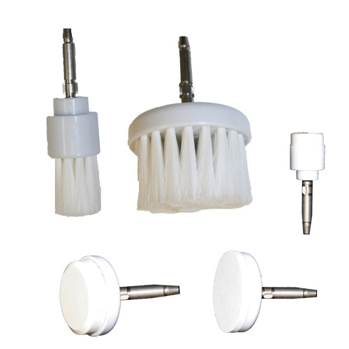 Set of 5 Synthetic Rotary Brush Attachment Kit - LCL Beauty