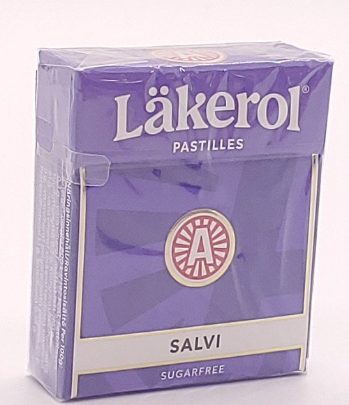 Lakerol Salvi Pastilles (Licorice/Lakrids) - 0.88oz (25g) - Nordisk Import