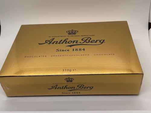 Anthon Berg Luxery Gold Box - 400g - Nordisk Import