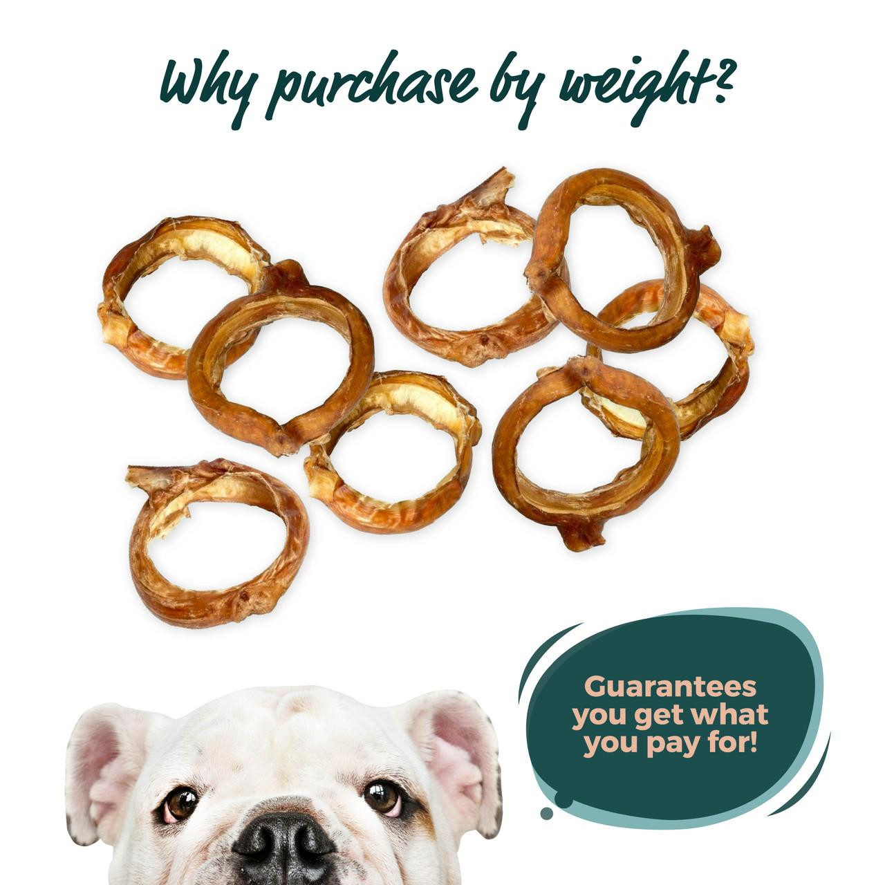3“ Bully Sticks Circle Rings | Circle Bully Rings for Dogs