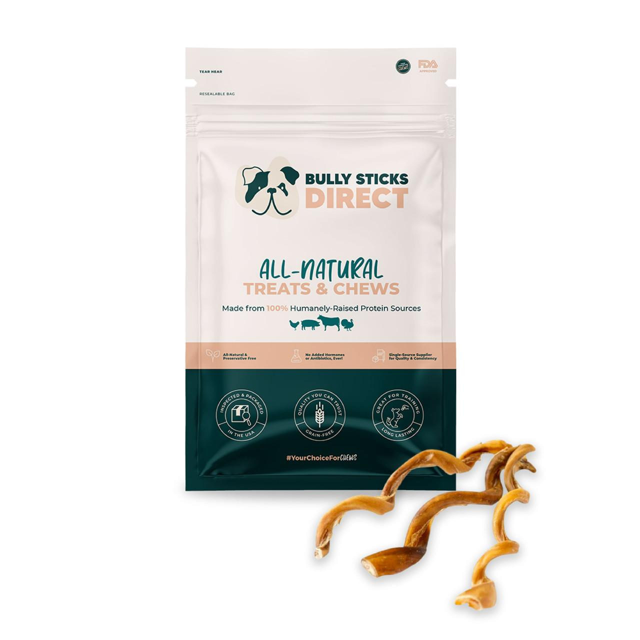 Shop 9" Curly Bully Sticks for Dogs | Curly Bully Springs