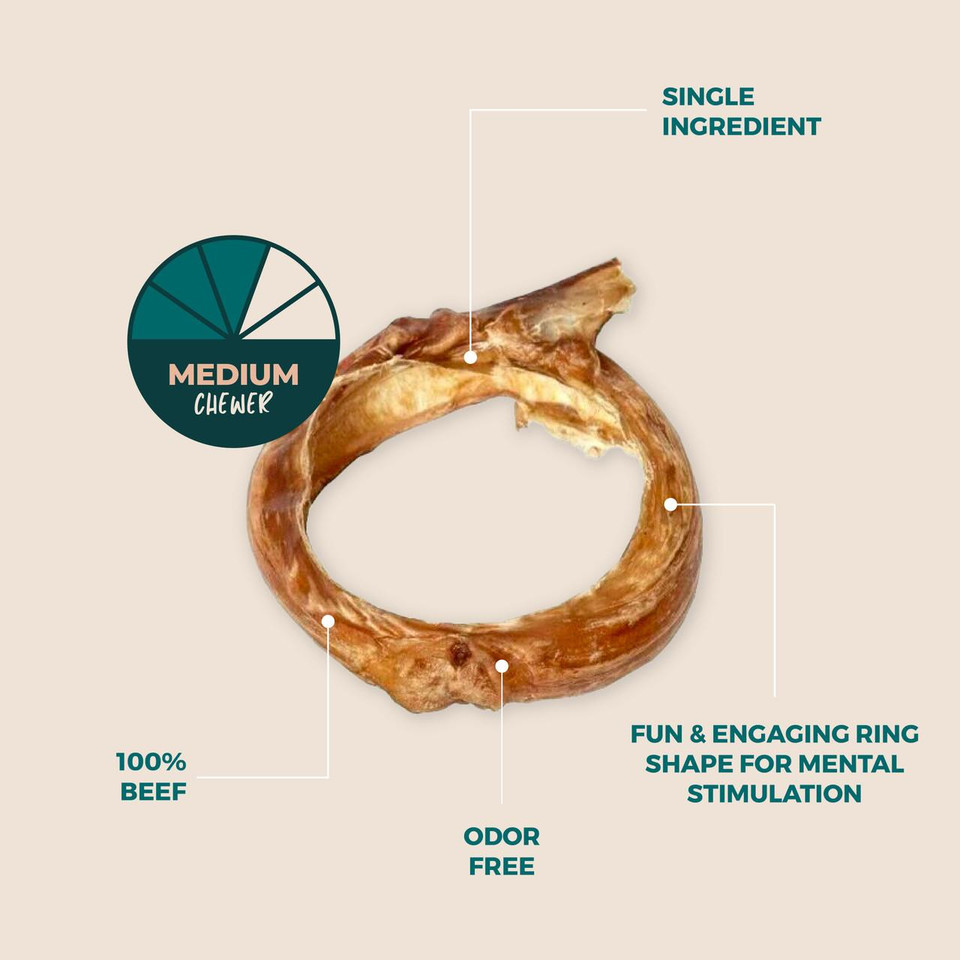 3“ Bully Sticks Circle Rings | Circle Bully Rings for Dogs