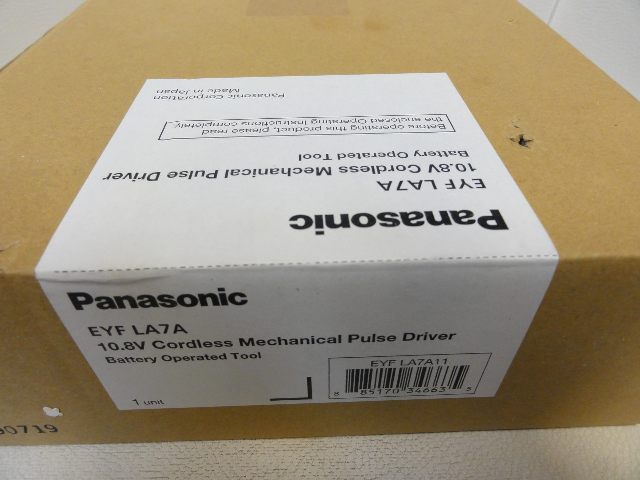 Panasonic EYFLA7A Mechanical Pulse Driver AccuPulse 10.8V