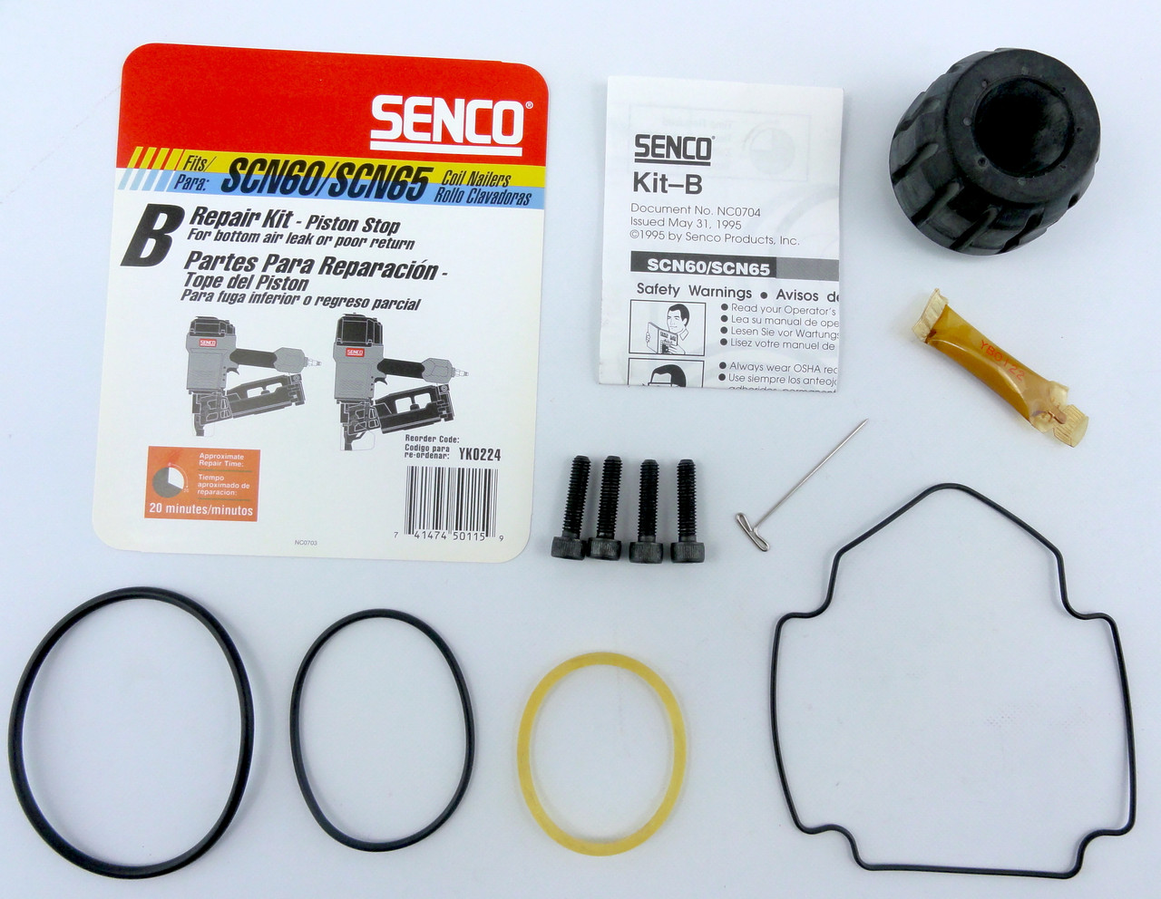 Senco YK0224 Piston Stop Repair Kit “B” For SCN60 SCN65