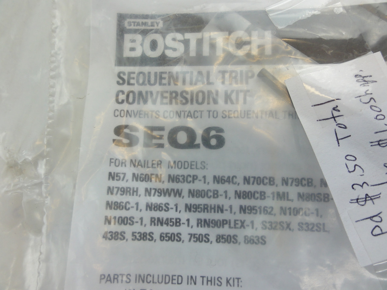 Bostitch SEQ6 Sequential Kit-N57 N60FN N64C N86S-1-In Stock