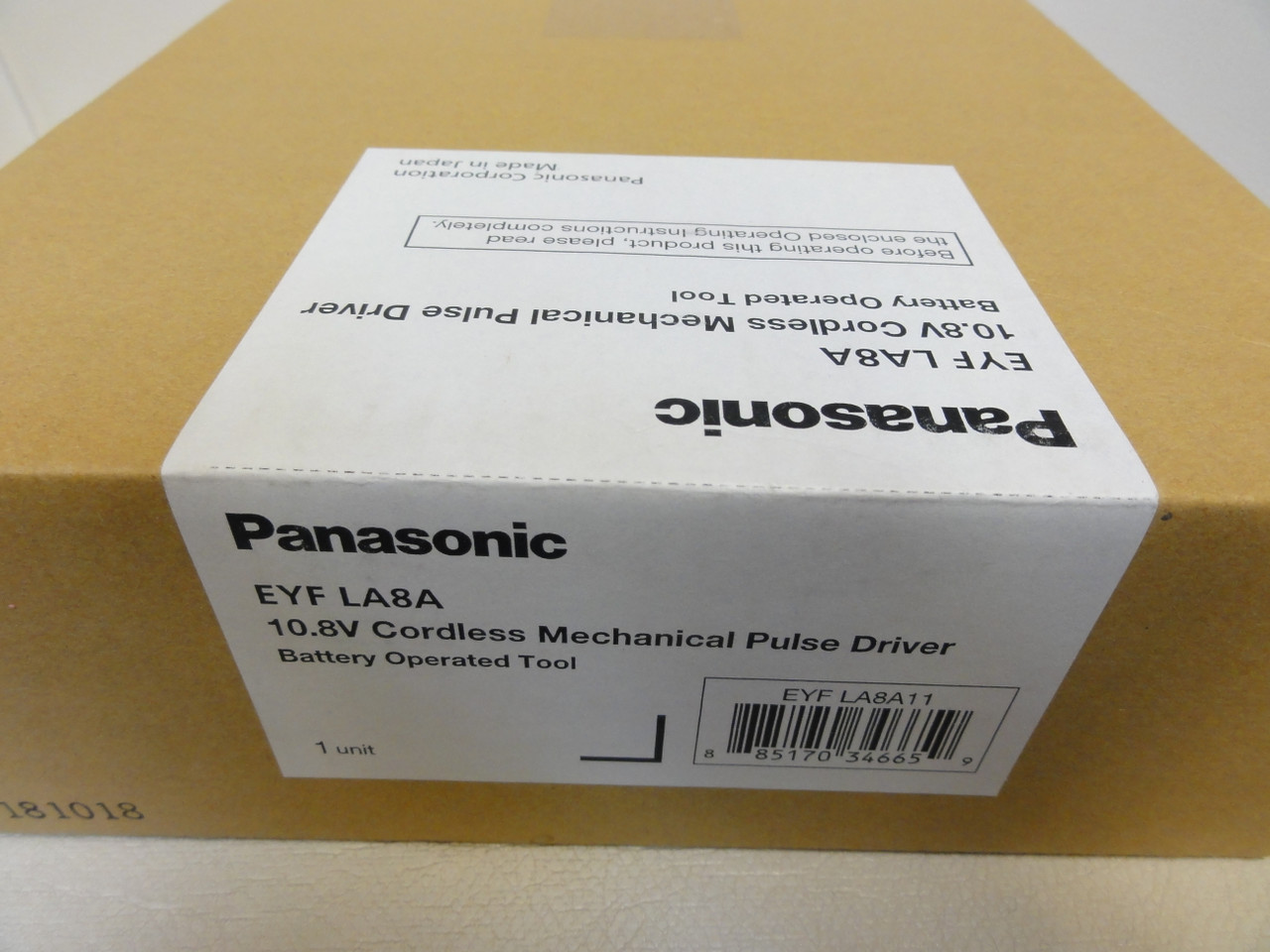Panasonic EYFLA8A Mechanical Pulse Driver AccuPulse 10.8V
