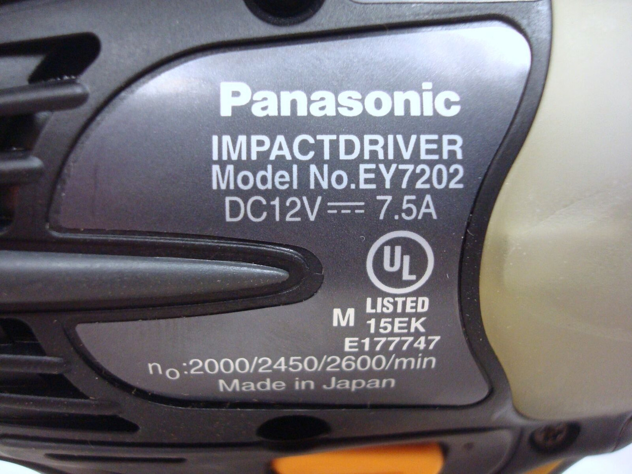 Panasonic EY7202 12V Digital Impact Driver-New-In Stock