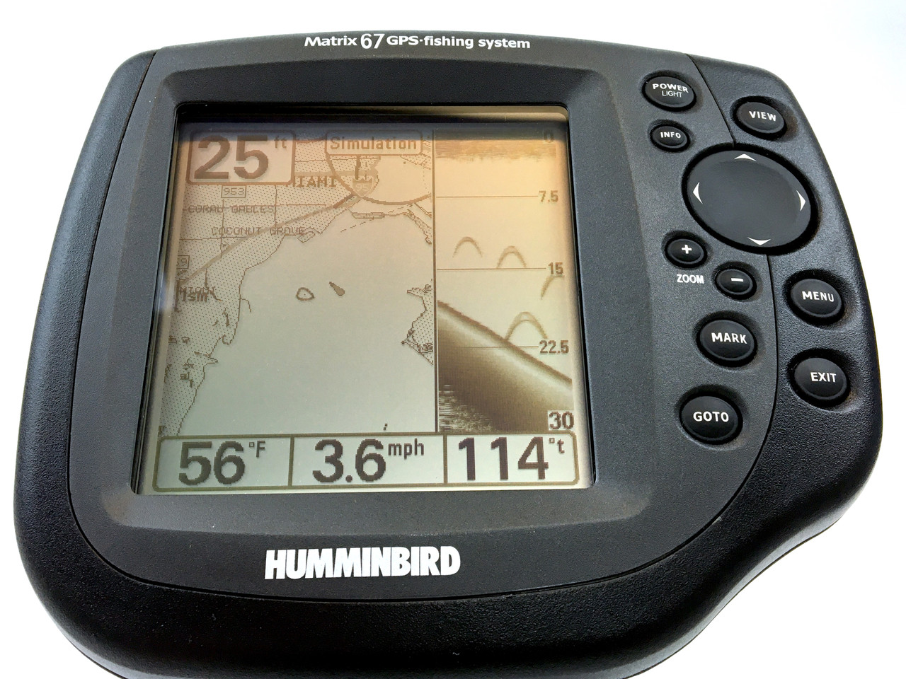 Humminbird Matrix GPS Fishfinder 5” Screen-Head Unit-In Stk