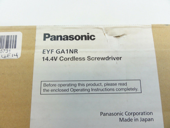 Panasonic EYFGA1NR 14.4V Precision Clutch Screwdriver-In Stk