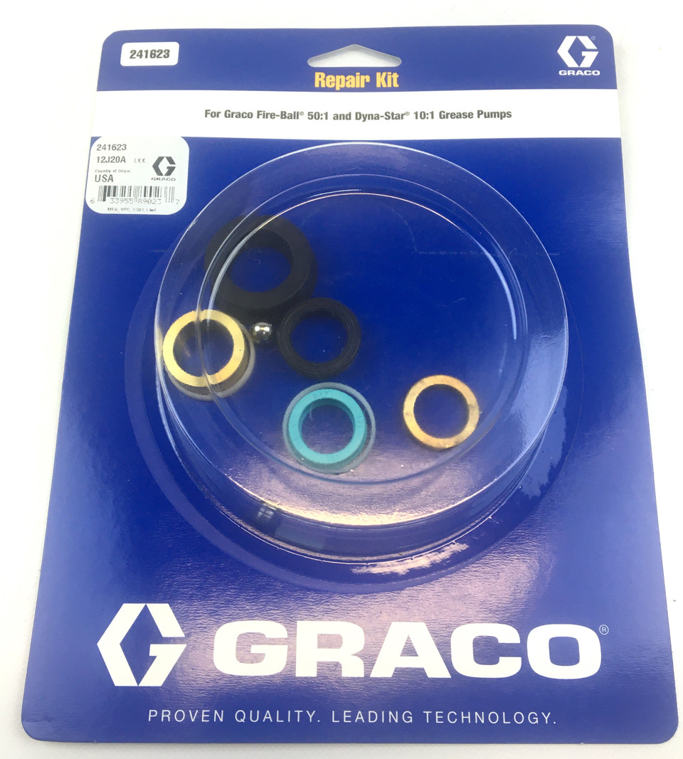 Graco-Dynastar # 241623 Pump Repair Kit-50:1 FIRE-BALL 300