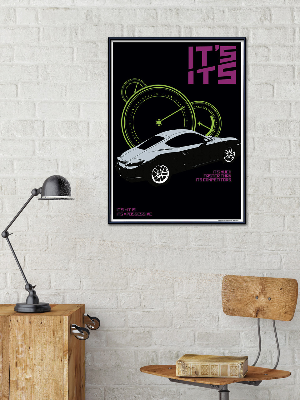 It's/Its - Language Arts Educational Poster. - Echo-Lit