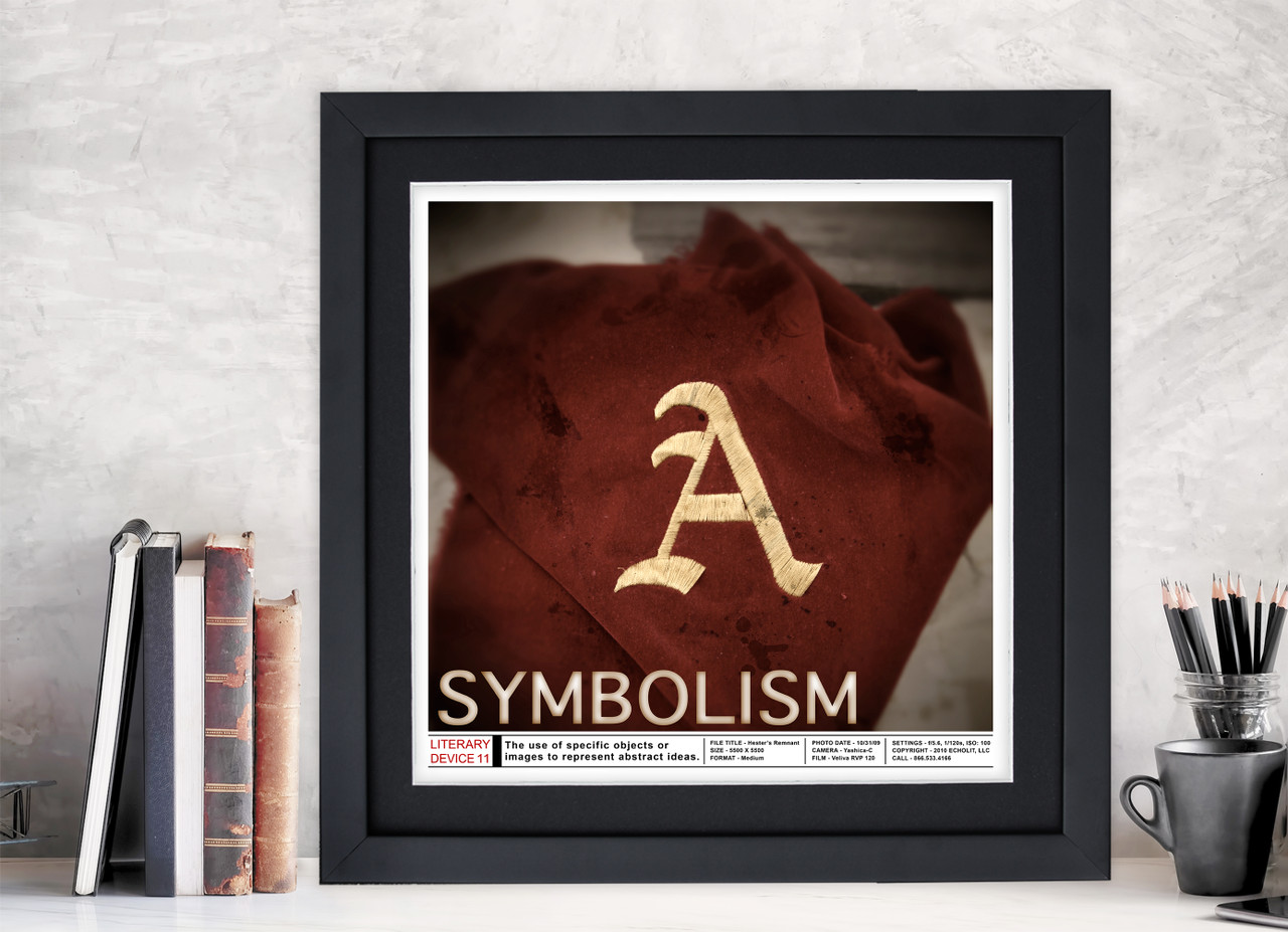 Literary Device Symbolism Poster. For Classroom, Office, Home or ...