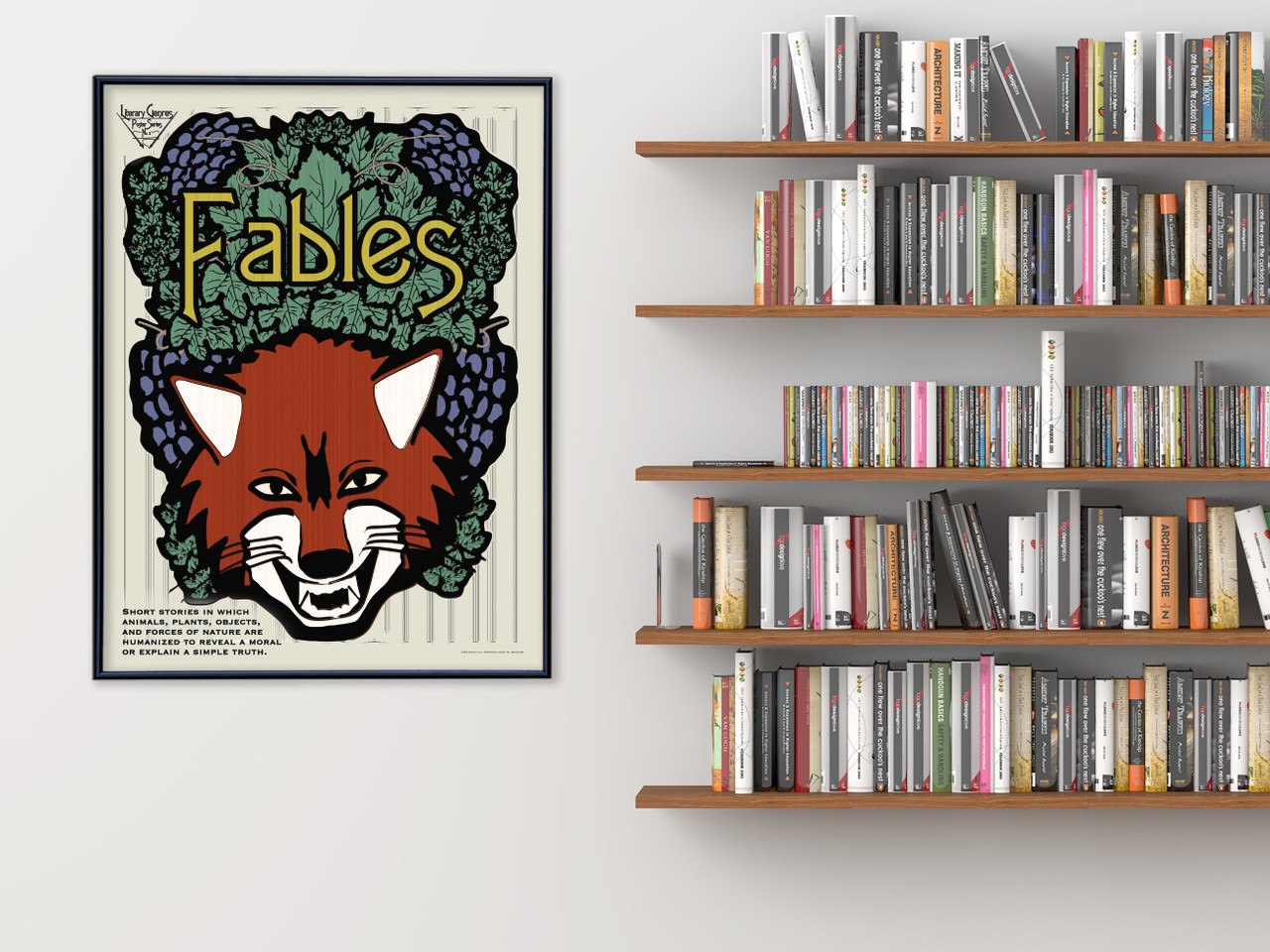 Fables Literary Genre. Literary Art Print. Educational Classroom Poster ...