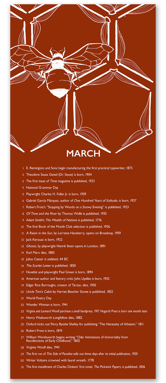 March Literary Event Calendar - Echo-Lit