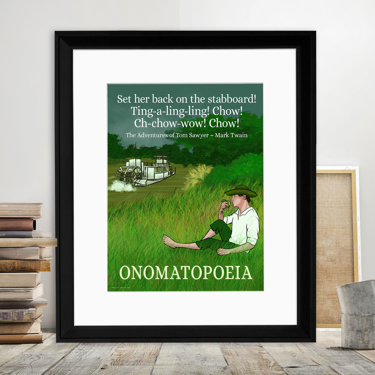 Onomatopoeia: Young Readers Literary Terms Poster. - Echo-Lit