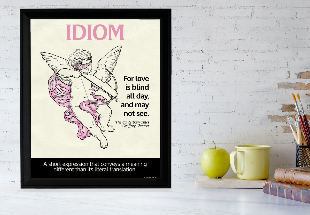 Idiom: Literary Tools Poster - Echo-Lit