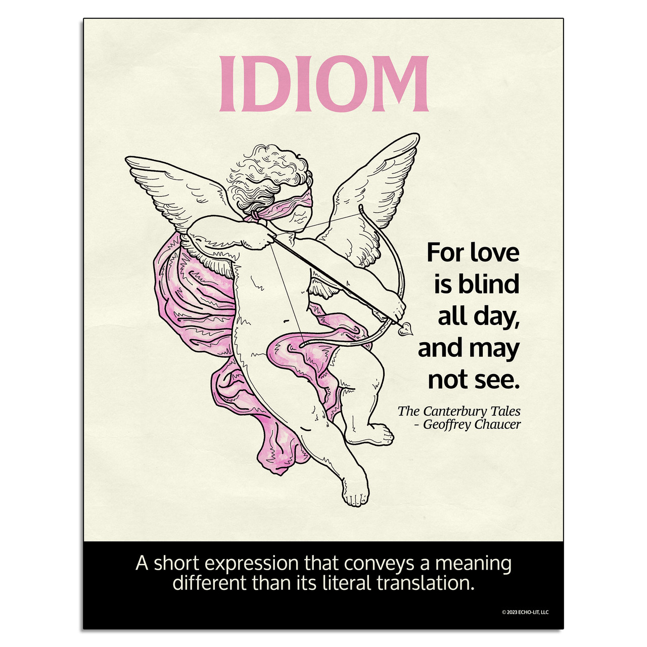 Idiom: Literary Tools Poster - Echo-Lit