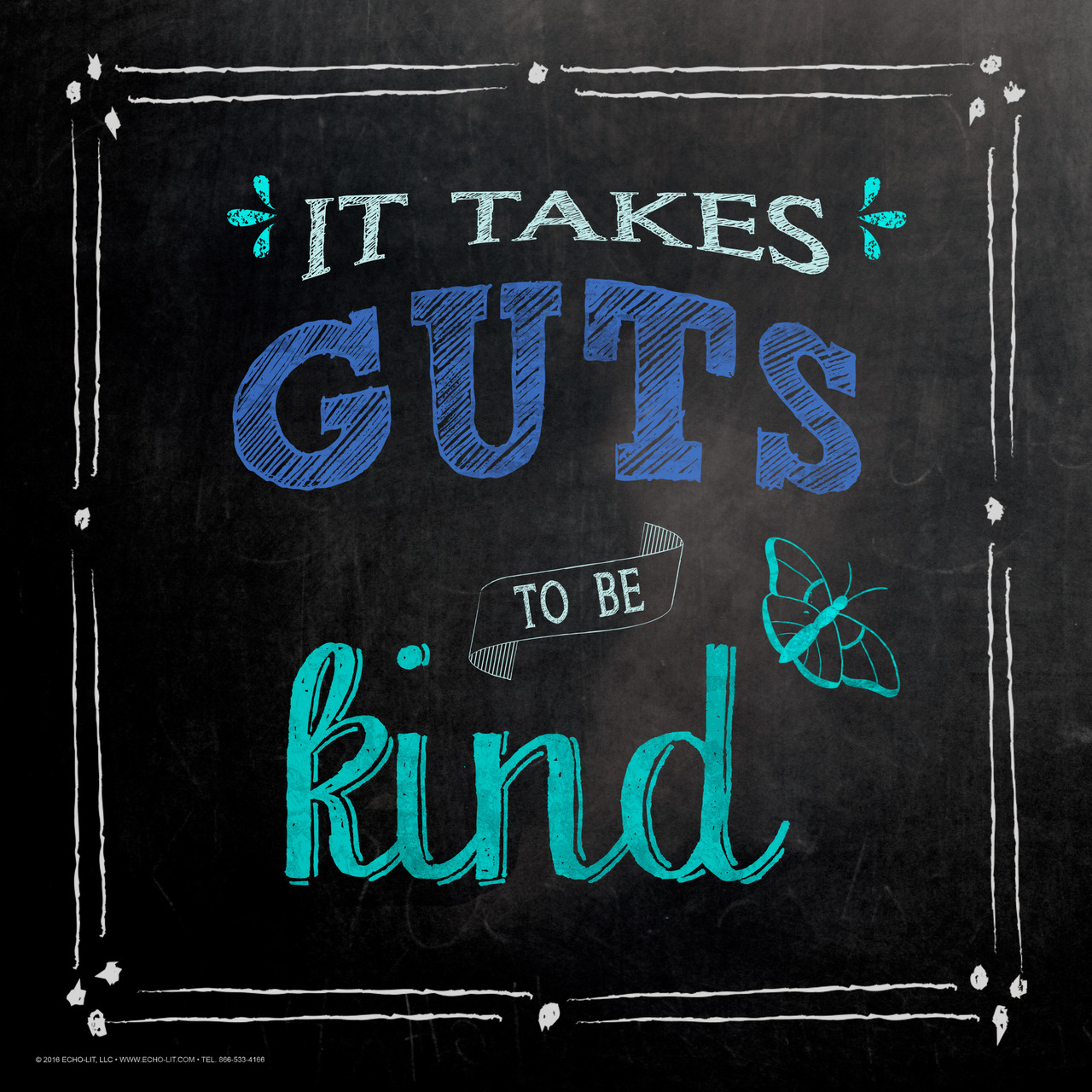 It Takes Guts Motivational Chalkboard Quote Poster DIGITAL DOWNLOAD ...