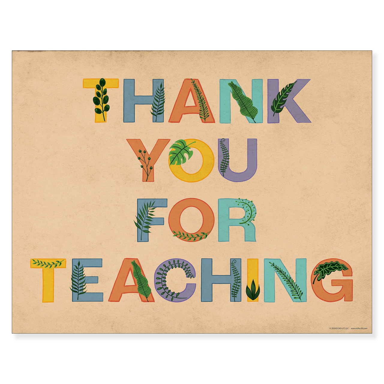 Teacher Appreciation Motivational Posters Set of Seven Inspirational ...