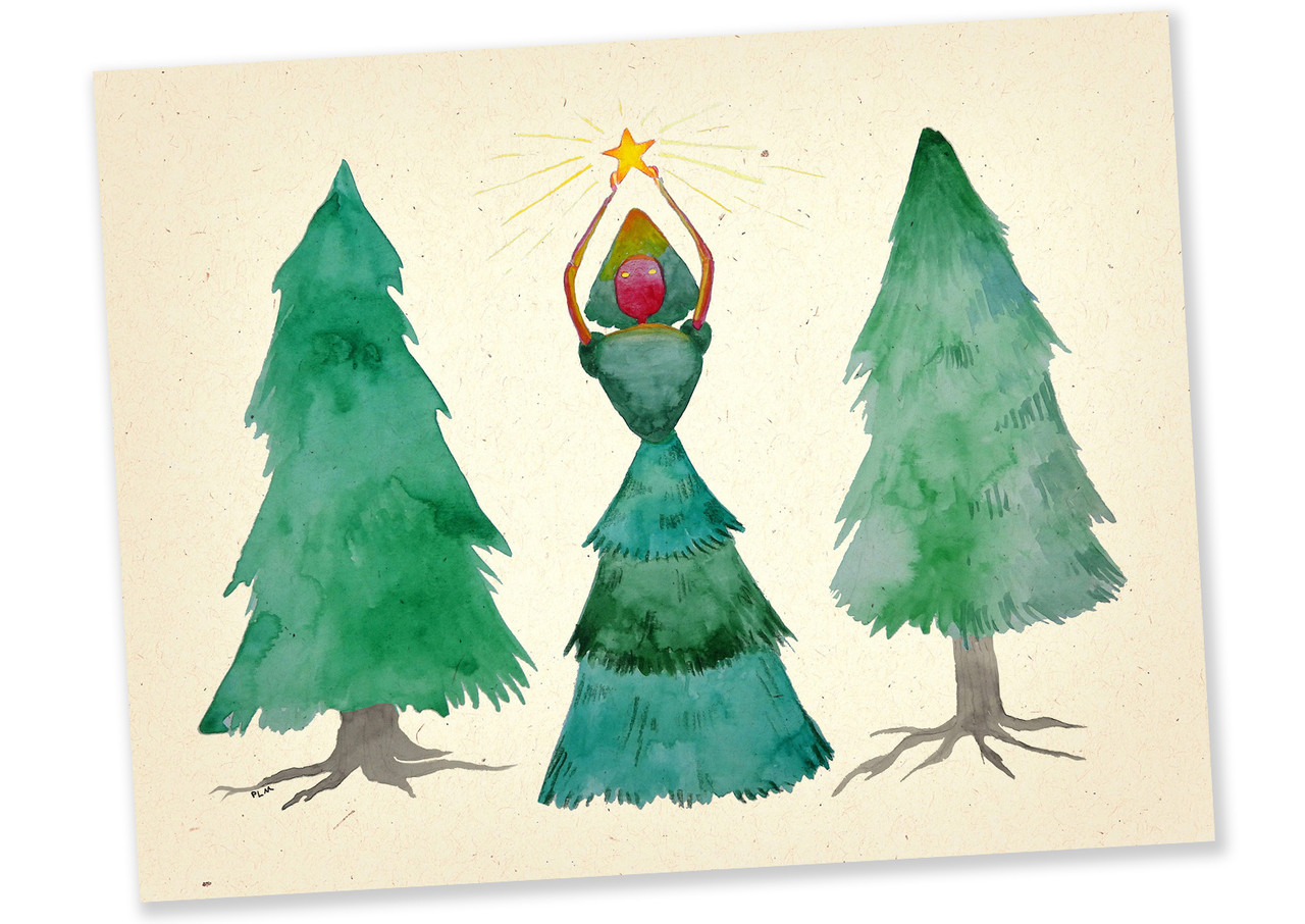 Braxie Holidays Flatwoods Monster Holiday Card - Single or 8 Pack ...