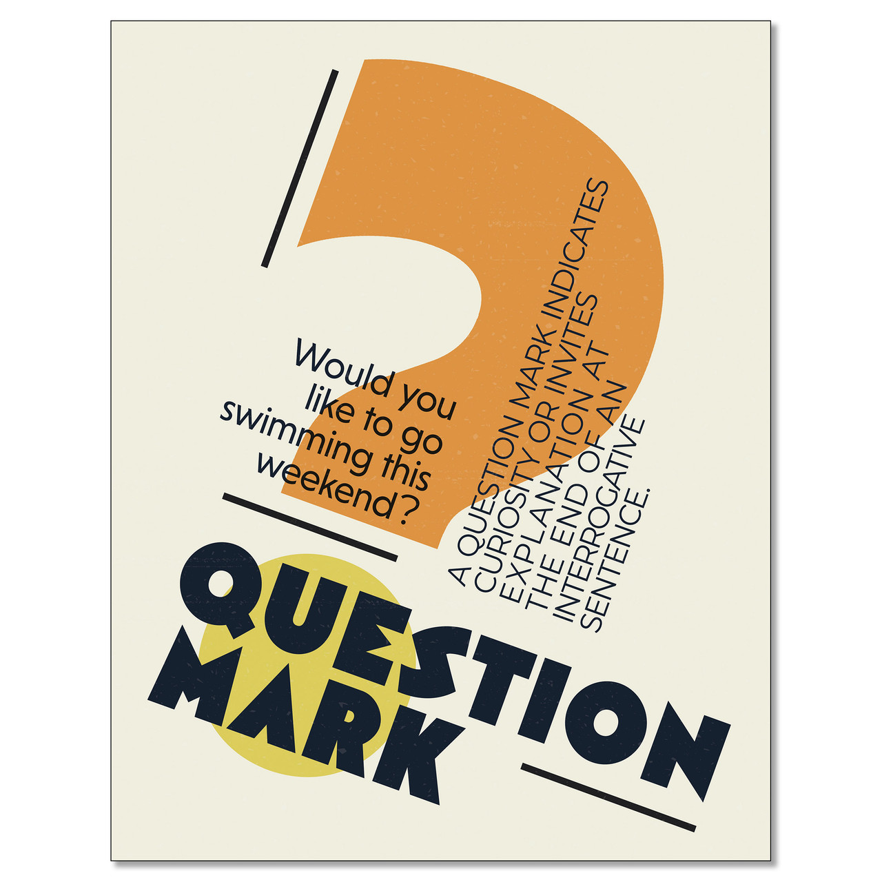 Retro Punctuation 14 Poster Classroom Bundle - Echo-Lit