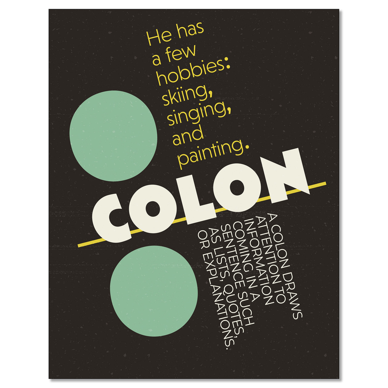Retro Punctuation 14 Poster Classroom Bundle - Echo-Lit