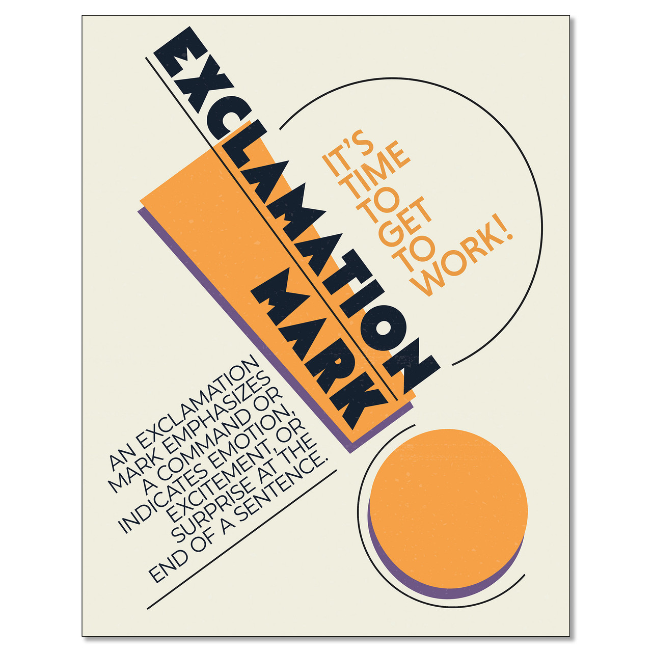 Retro Punctuation 14 Poster Classroom Bundle - Echo-Lit