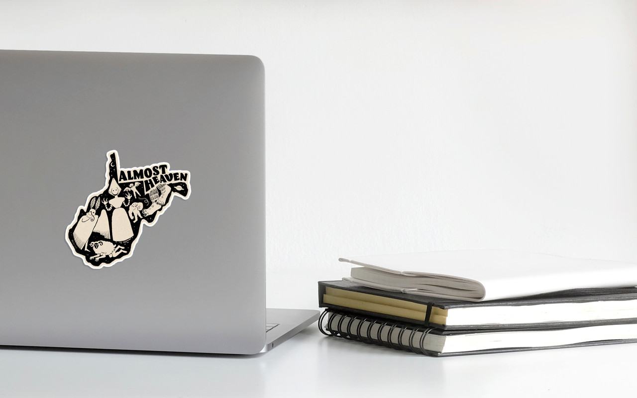 Cryptids West Virginia Sticker - Echo-Lit