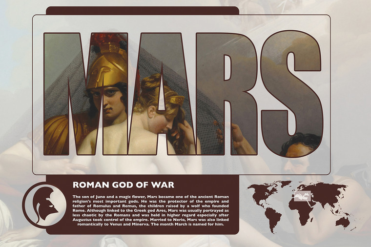 Greek and Roman Mythology 10-Poster Set for the Classroom. - Echo-Lit