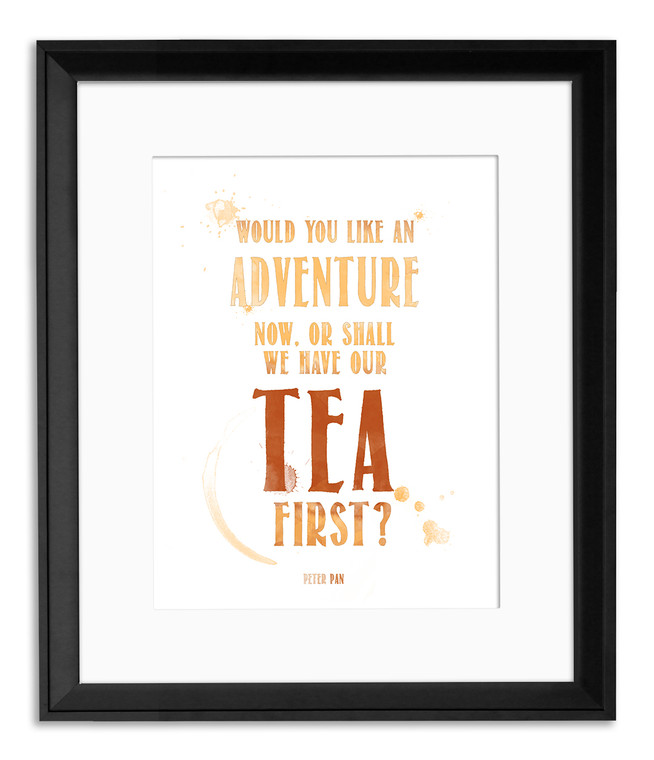 Tea Quote Posters - Typographic Art Prints Featuring Barrie, Lewis and ...