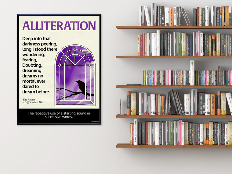 Alliteration: Literary Tools Poster - Echo-Lit