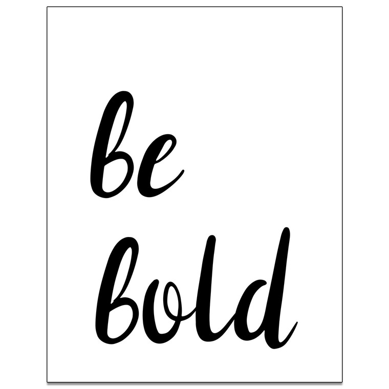 Be Bold, Be Brave, Be Kind Three Poster DIGITAL DOWNLOAD Bundle - Echo-Lit