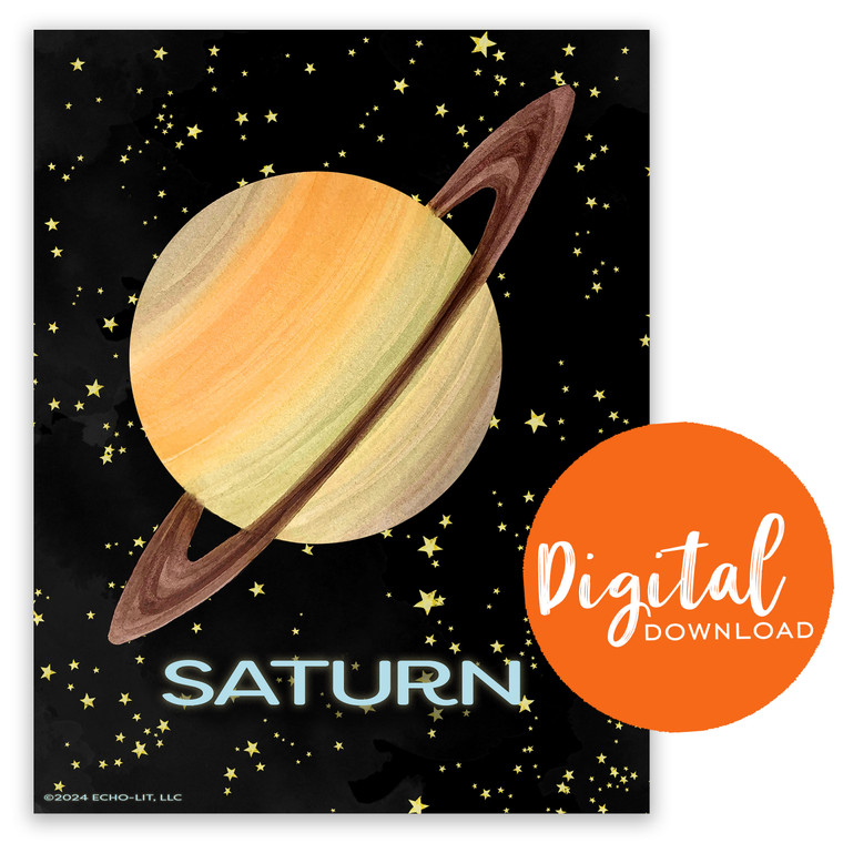 Illustrated Scientific Solar System STEM Poster Set of 10 DIGITAL ...