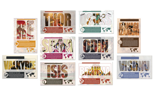 World Mythology 10-Poster Set for the Classroom. - Echo-Lit